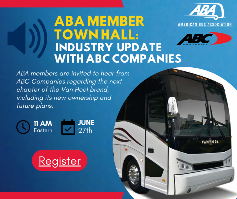 ABA Member Town Hall: ABC Companies Industry Update | American Bus ...